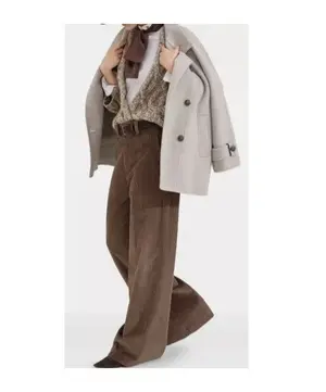Brunello Cucinelli Double-breasted High Neck Coat