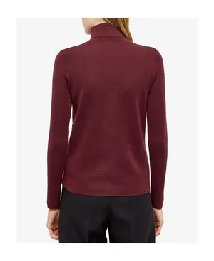 Maison Kitsuné Logo-appliqué Knitted High Neck Top