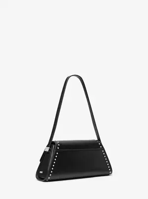 Michael Kors Medium Studded Shoulder Bag - Black