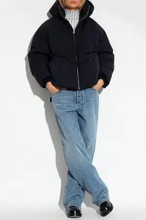 Bottega Veneta Zip Up Cotton Jacket