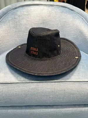 Miu Miu Denim Cowboy Hat