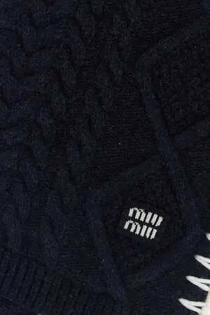 Miu Miu Maglia Aran Scarf