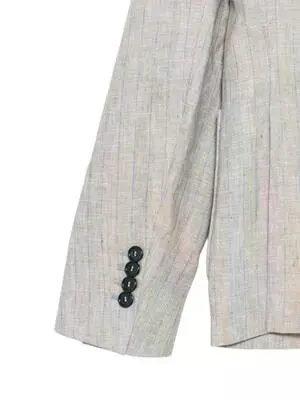 DANIELE ALESSANDRINI Pinstripe Single-breasted Blazer