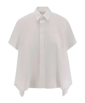 Sacai Short Sleeve Shirt - White