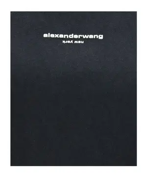 Alexander Wang Logo Cropped T-shirt