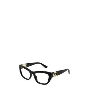 Gucci Cat Eye Frame Eyeglasses - Black