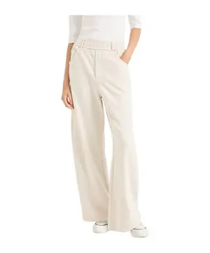 Brunello Cucinelli Elasticated Waist Wide Leg Trousers