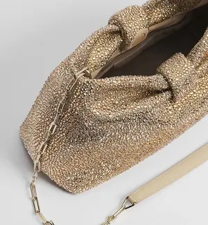Dior Embellished Bow Shoulder Bag