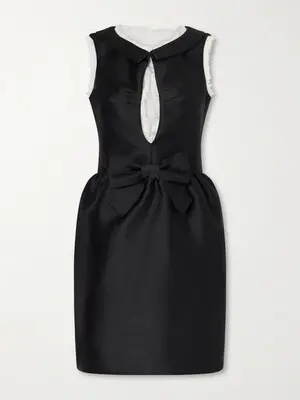 SHUSHU/TONG Sleeveless Bow Detailed Dress - Black
