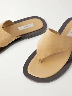 TOTEME Suede Flip-flops