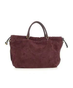 GIANNI CHIARINI Suede Tote Bag