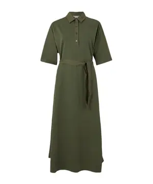 Max Mara Collared Midi Dress With Belt