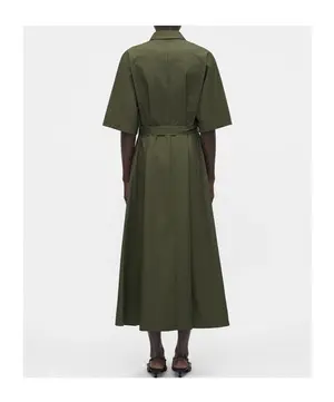 Max Mara Collared Midi Dress With Belt