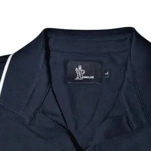 Moncler Short Sleeve Polo Shirt With Contrasting Trim