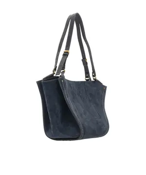 GIANNI CHIARINI Bloom Suede Shoulder Bag