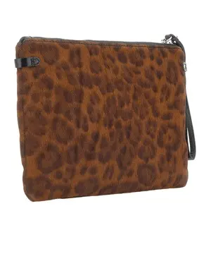 GIANNI CHIARINI Hermy Animal Pattern Wristlet Bag