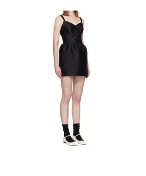 SHUSHU/TONG Bow-detail Sleeveless Dress