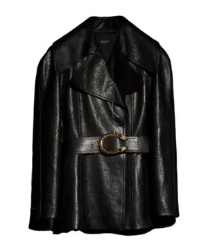Gucci Collared Belted Trench Coat