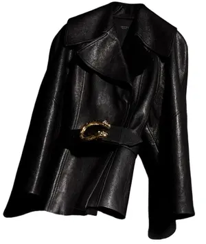 Gucci Collared Belted Trench Coat