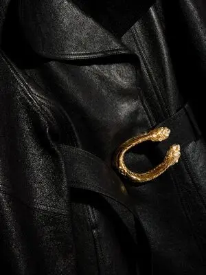 Gucci Collared Belted Trench Coat