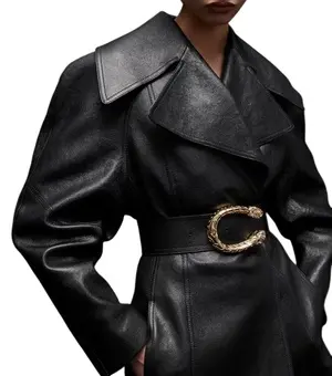 Gucci Collared Belted Trench Coat