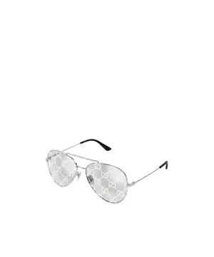 Gucci Aviator Sunglasses With Monogram Print