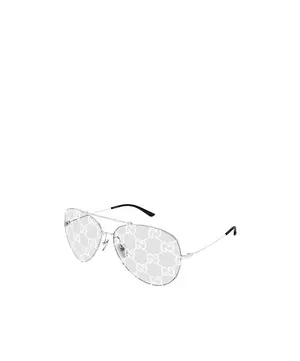 Gucci Aviator Sunglasses With Monogram Print