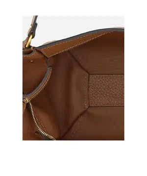 GIANNI CHIARINI Bloom Tulip Shoulder Bag - Walnut