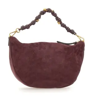 GIANNI CHIARINI Cleo Suede Shoulder Bag - Red
