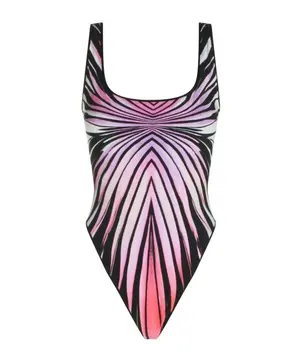 Roberto Cavalli Graphic Printed One-piece Swimsuit - Multicolor