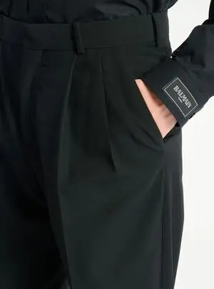 Balmain Tailored Wool Trousers