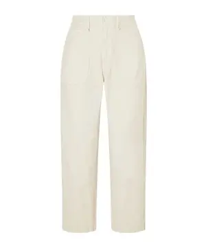 Citizens Of Humanity Winslow Organic Cotton Straight-leg Pants - White