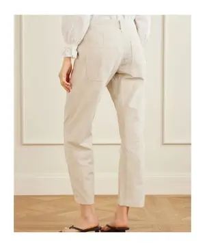 Citizens Of Humanity Winslow Organic Cotton Straight-leg Pants - White