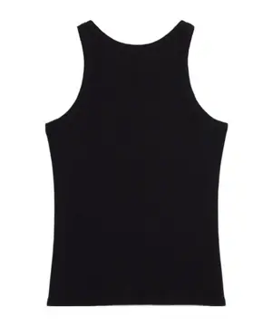 Maison Kitsuné Logo Ribbed Tank Top