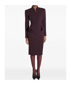 MUGLER Peplum-waist Fitted Jacket