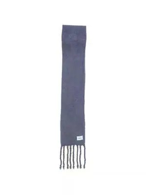 BONSAI Fringed Logo-patch Scarf