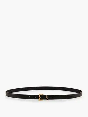 Saint Laurent Cassandre Leather Belt - Multicolor