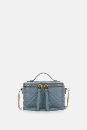 Fendi Vanity Case In Tobacco Ff Jacquard - Multicolor