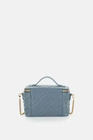 Fendi Vanity Case In Tobacco Ff Jacquard - Multicolor