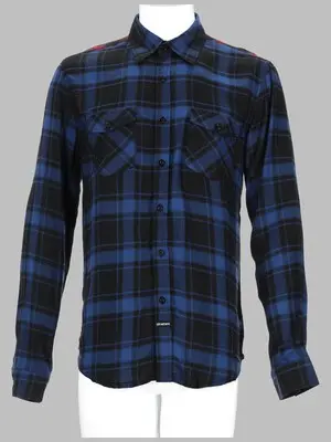 LES ARTISTS Checked Long Sleeve Shirt