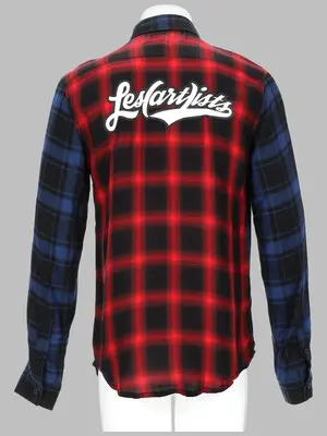 LES ARTISTS Checked Long Sleeve Shirt