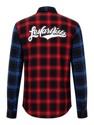 LES ARTISTS Checked Long Sleeve Shirt
