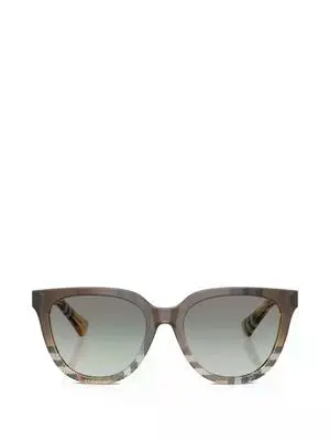 Burberry Round Frame Sunglasses - Brown