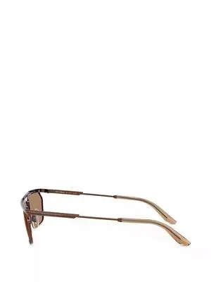 Dolce & Gabbana Rectangle Frame Sunglasses - Brown