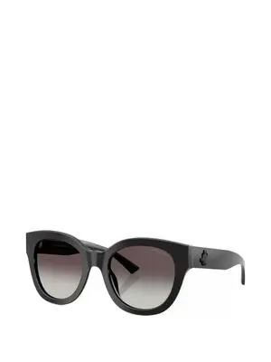JIMMY CHOO Oval Frame Sunglasses