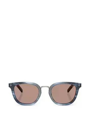 Prada Round Frame Sunglasses - Blue