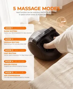 SKONYON Powerful Rechargeable Deep Muscle Massager With 4 Heads-silver