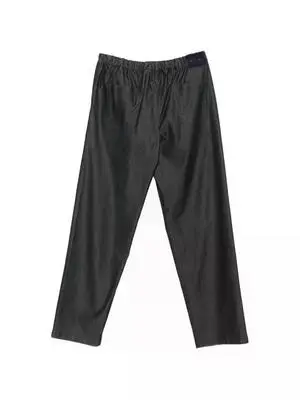 Kiton Drawstring Logo Patch Trousers
