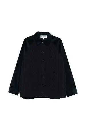 Loewe Knitted Cotton Overshirt - Multicolor
