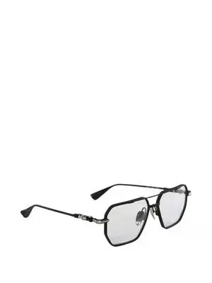 Chrome Hearts Embellished Geometric-frame Eyeglasses